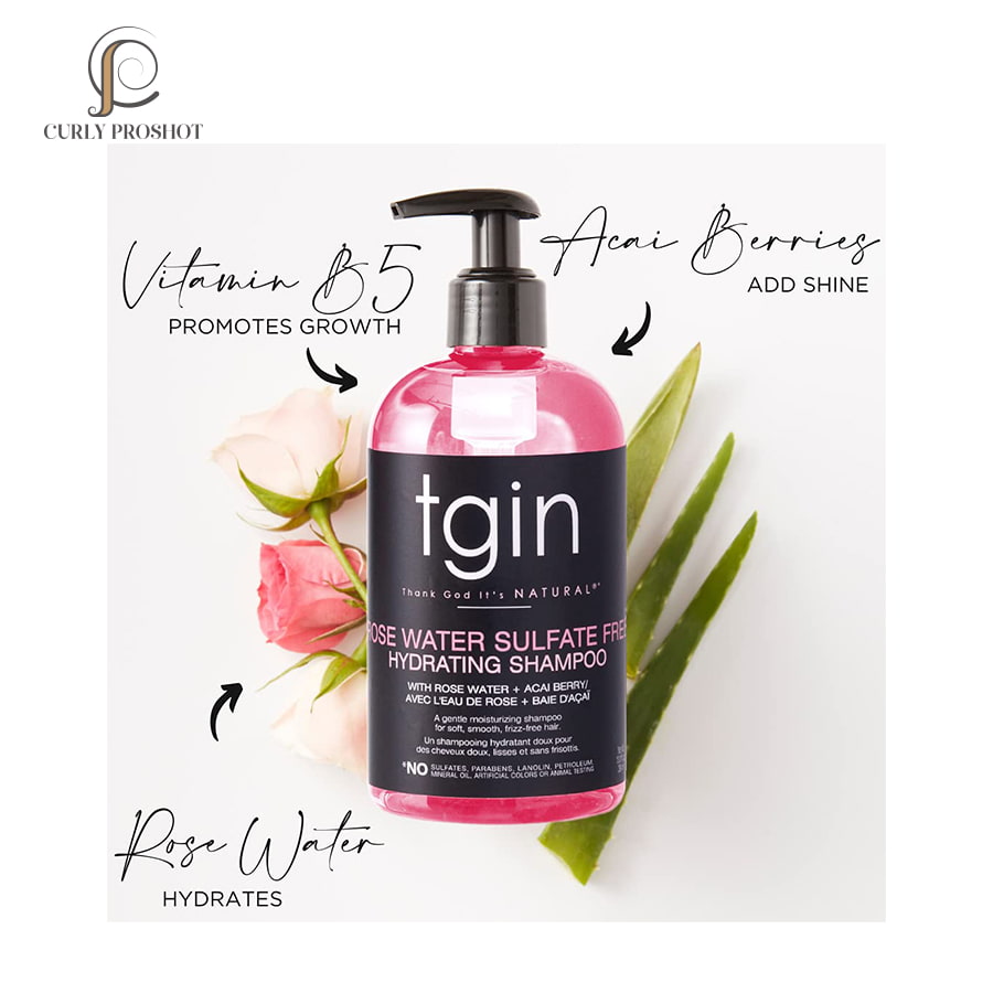 قیمت و خرید شامپو آبرسان و محرک رشد مو رز واتر TGIN حجم 384 میل Tgin ...